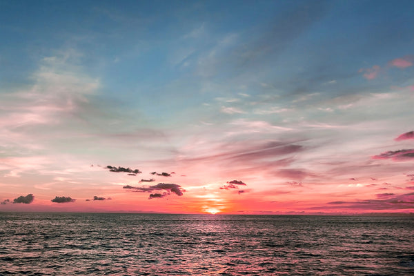 Pink Ocean Sunset | McGaw Graphics