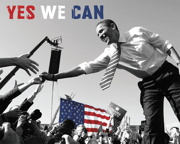 Barack Obama: Yes We Can (crowd) | McGaw Graphics