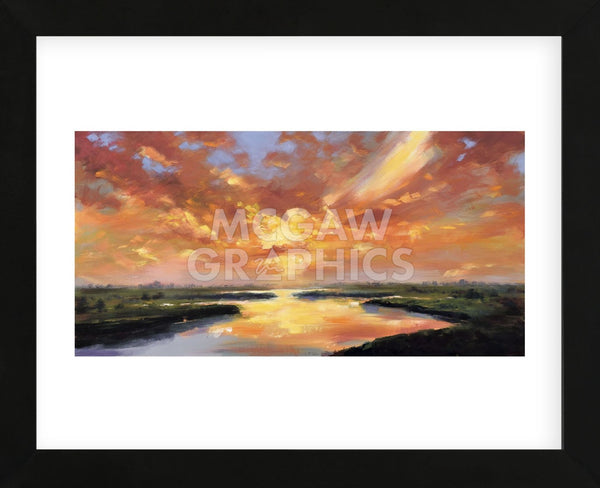 Sunset Reflection (Framed) | McGaw Graphics
