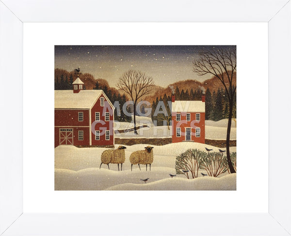 Winter Sheep I (Framed) | McGaw Graphics
