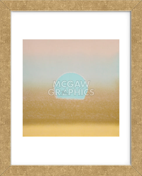 Sunset, 1972 (gold, blue) (Framed) | McGaw Graphics