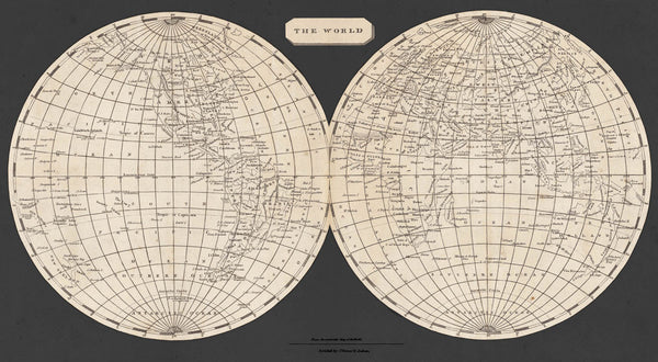 Map of the World, 1812 | McGaw Graphics