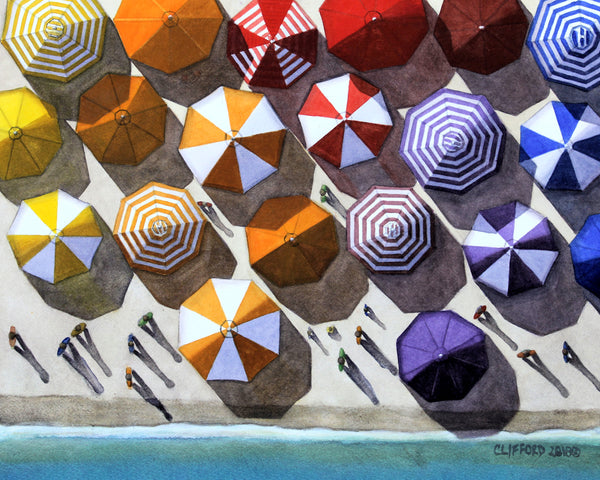 Overhead Beach | McGaw Graphics