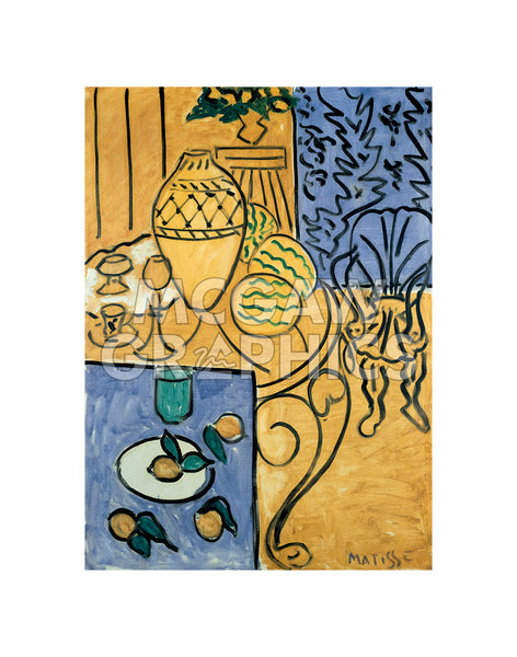 Interior in Yellow and Blue, 1946 | McGaw Graphics