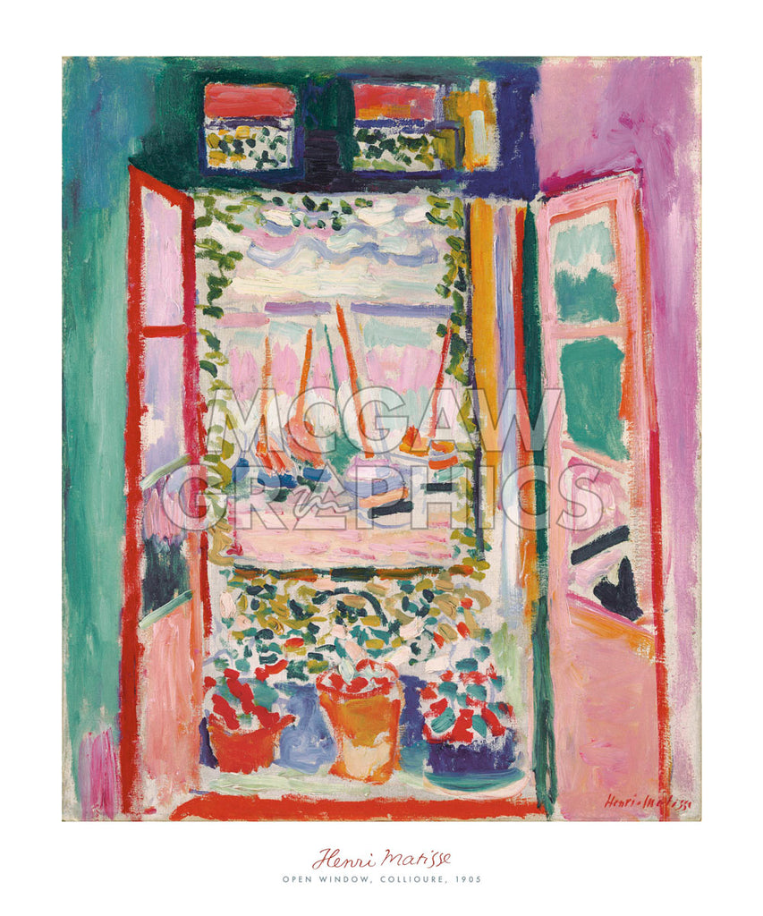 The Open Window, Collioure, 1905 | McGaw Graphics