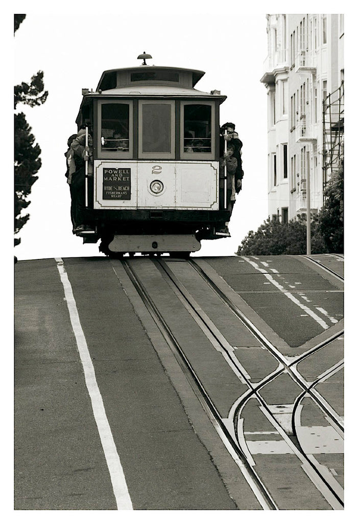 Cable Car Breaking the Crest | McGaw Graphics