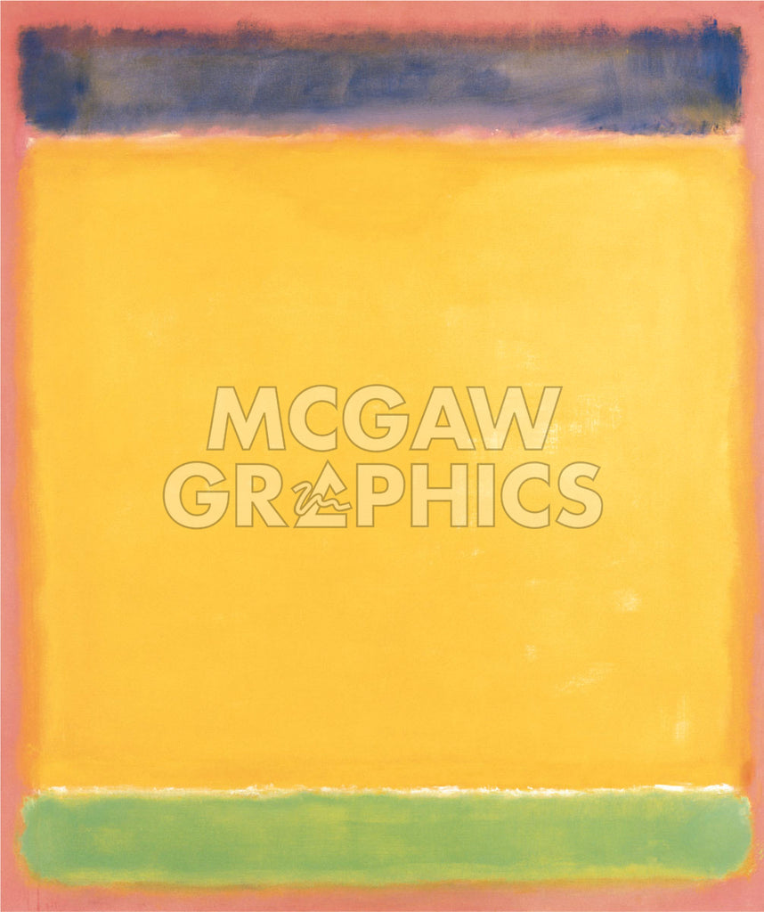 Untitled (Blue, Yellow, Green on Red), 1954 | McGaw Graphics