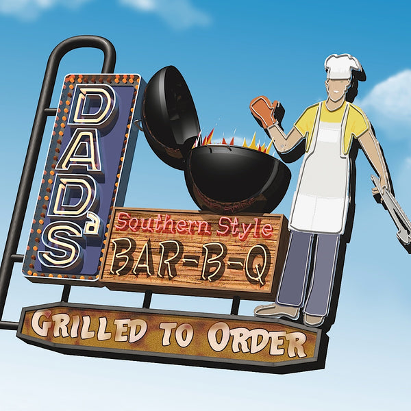 Dad's Southern Style Bar-B-Q | McGaw Graphics
