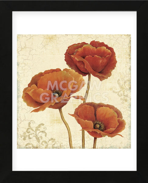 Poppy Bouquet II (Framed) | McGaw Graphics