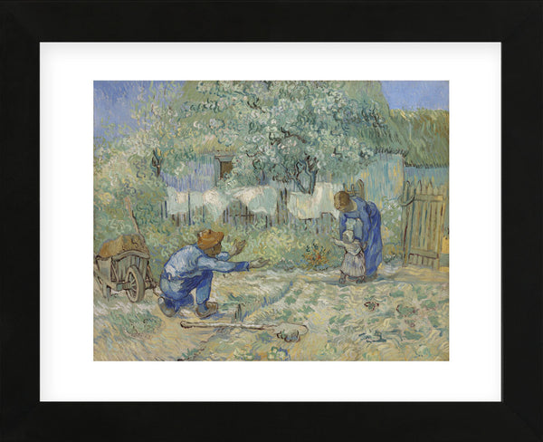 First Steps - After Millet, 1890 (Framed) | McGaw Graphics