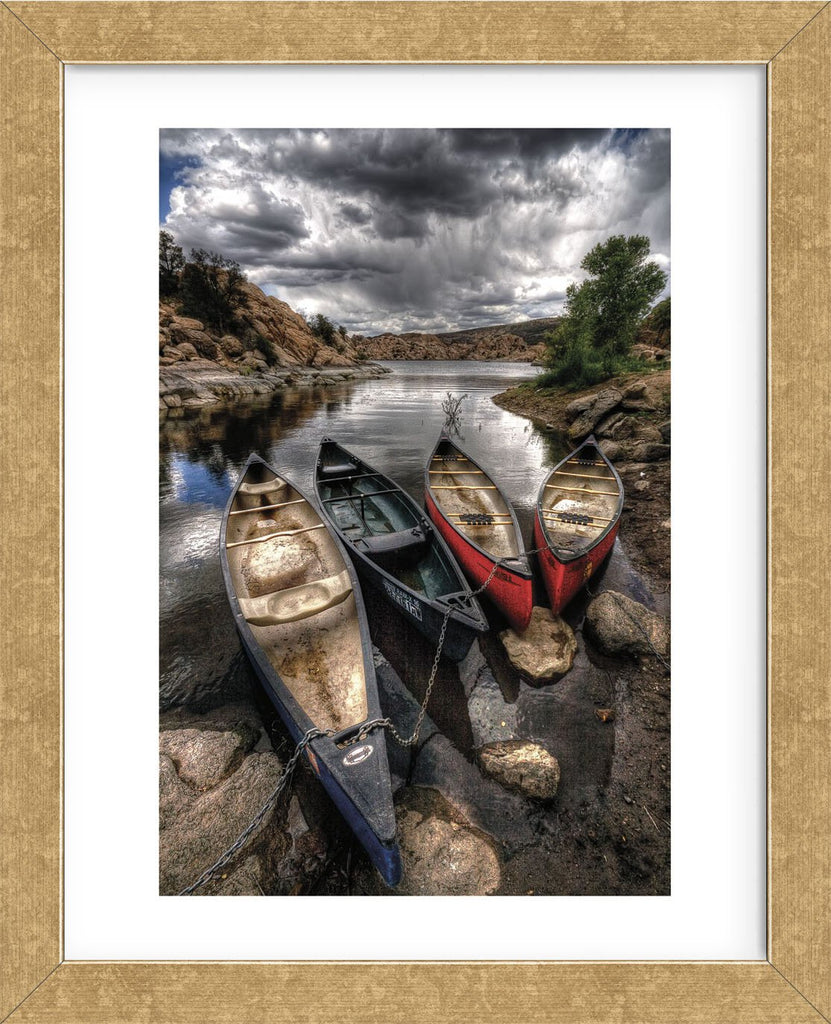 Canoe Break 2 (Framed) | McGaw Graphics