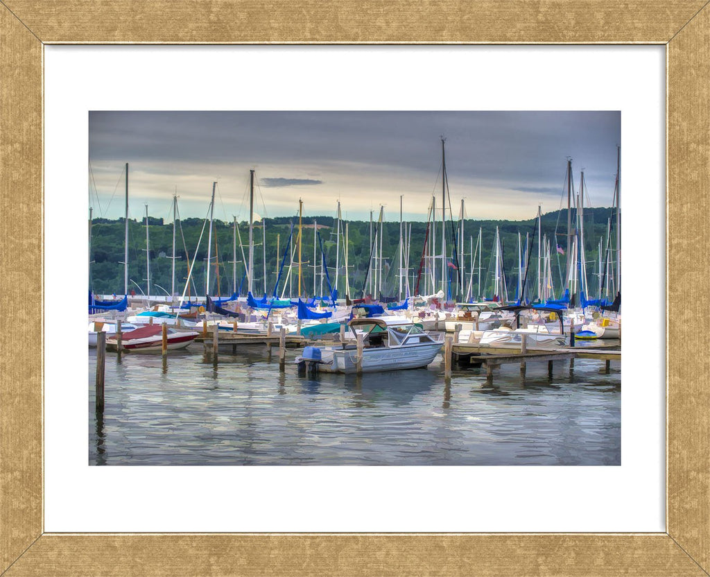 Harbor at Watkins Glen (Framed) | McGaw Graphics