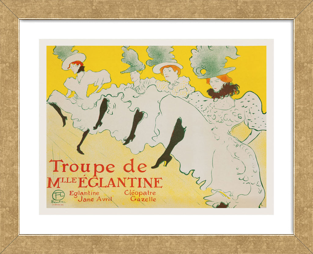 La Troupe de Mademoiselle Églantine, 1896 (Framed) | McGaw Graphics