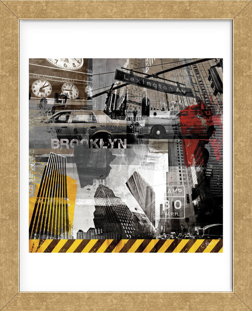New York Streets II (Framed) | McGaw Graphics