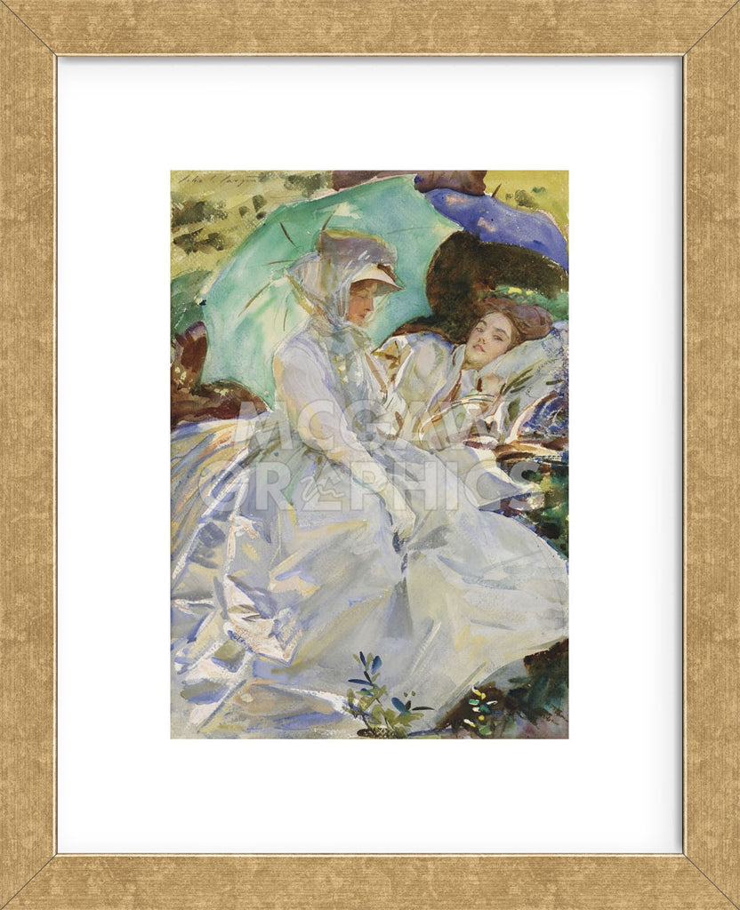Simplon Pass: Reading, about 1911 (Framed) | McGaw Graphics