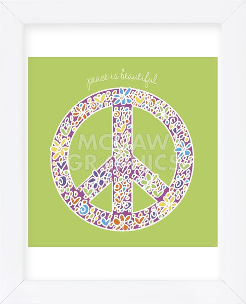 Peace is Beautiful (Framed) | McGaw Graphics
