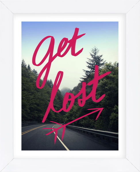 Get Lost (Framed) | McGaw Graphics