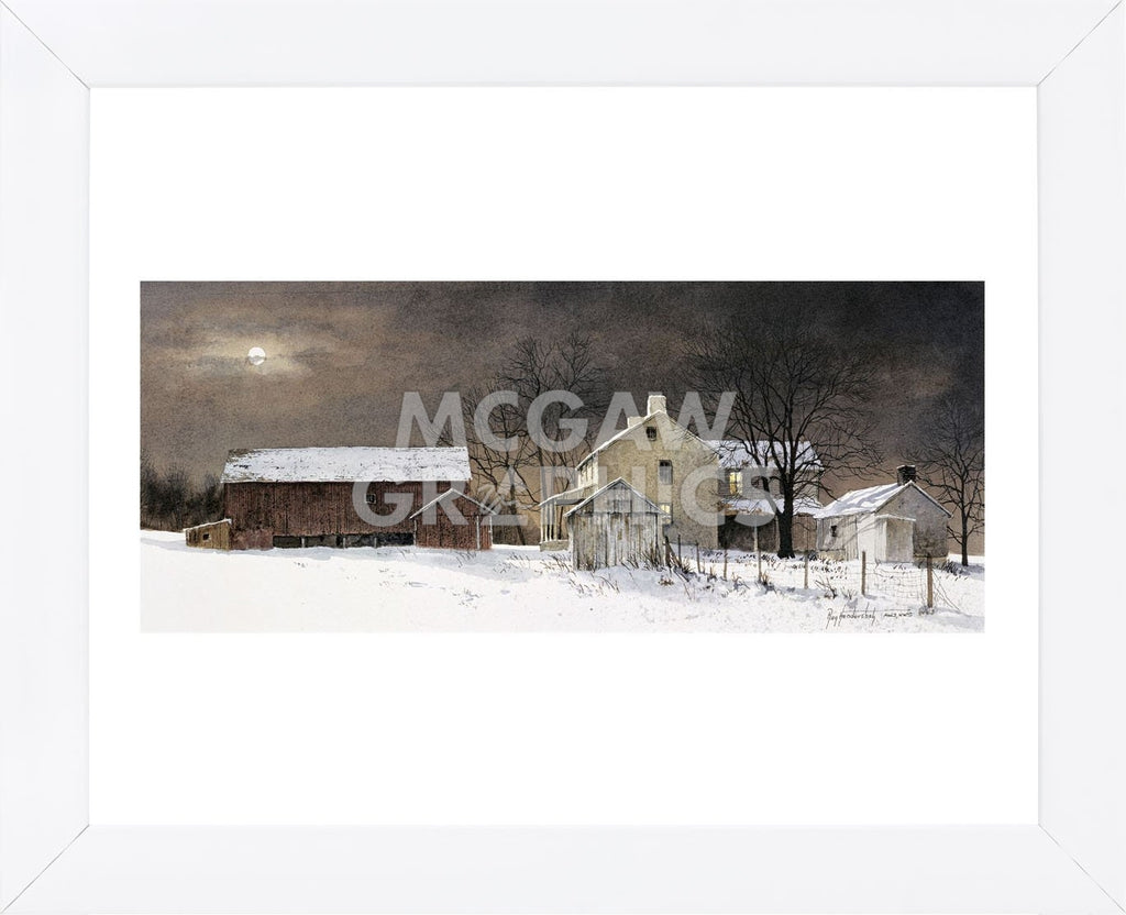 Winter Moon (Framed) | McGaw Graphics