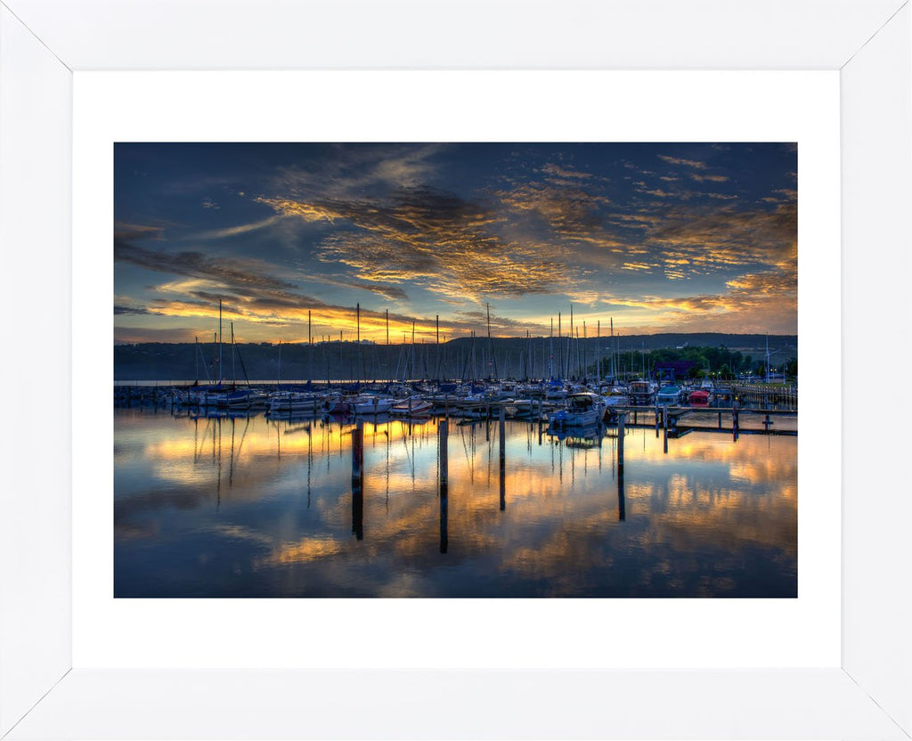 Seneca Lake Sunrise (Framed) | McGaw Graphics