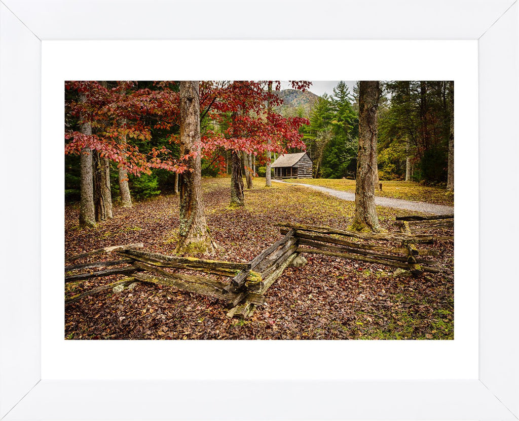 Smokies Cabin (Framed) | McGaw Graphics