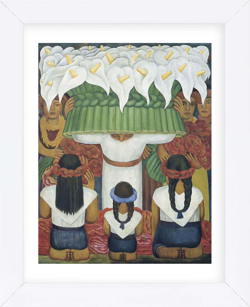 Diego Rivera Flower Paintings