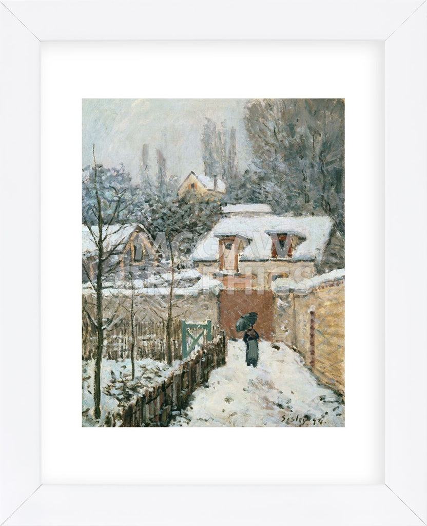 Sisley Paintings Winter