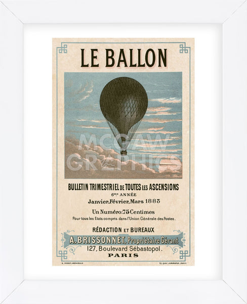 Le Ballon, Paris (Framed) | McGaw Graphics
