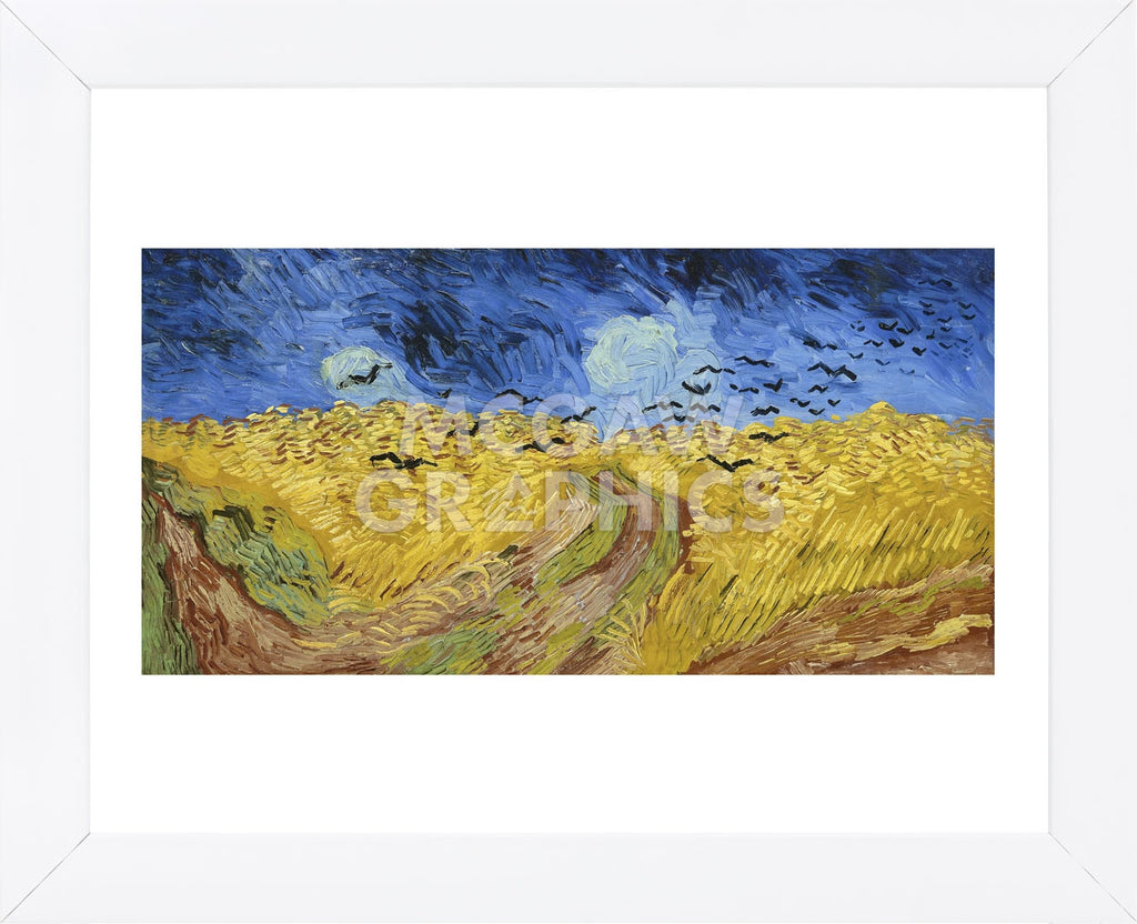 Wheatfield with Crows, 1890 (Framed) | McGaw Graphics
