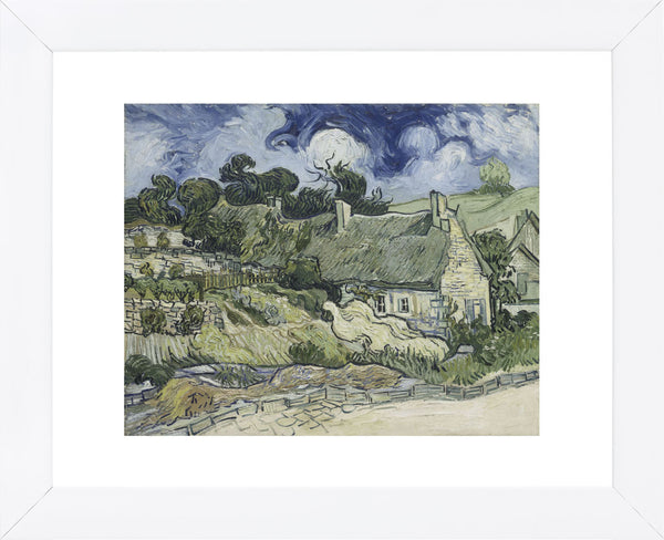 Thatched Cottages in Cordeville (Framed) | McGaw Graphics