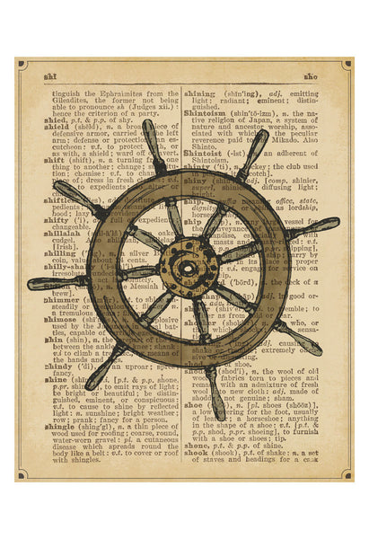 Nautical Series - Ship Wheel | McGaw Graphics