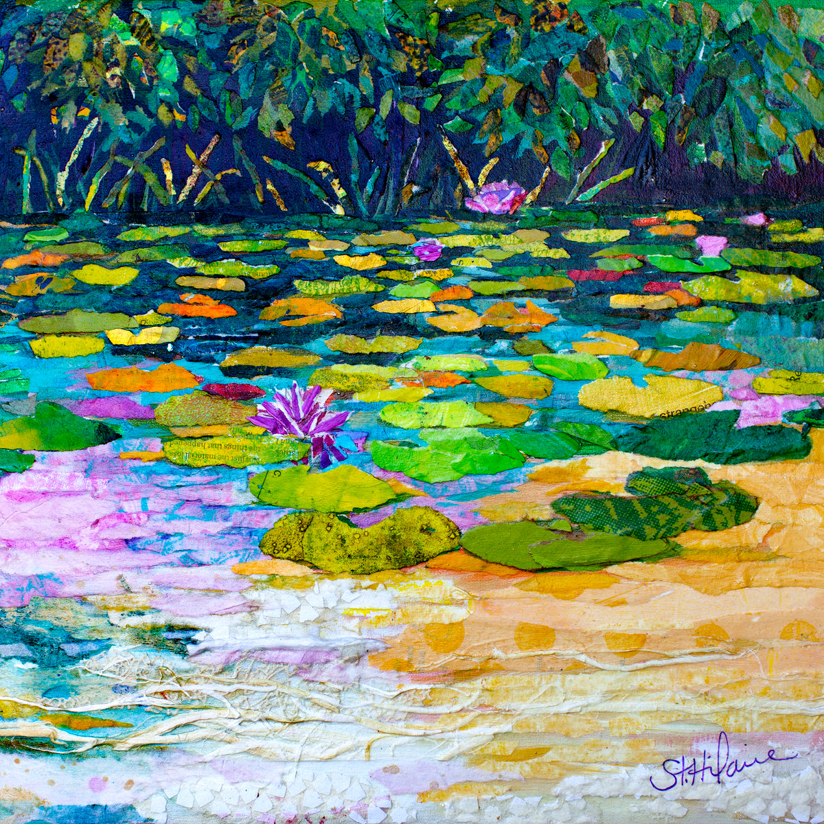 Lily Pad Painting
