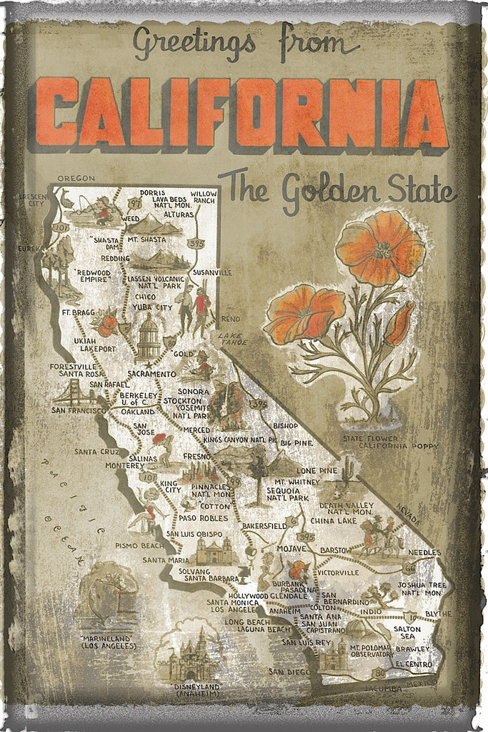 Greetings from California | McGaw Graphics
