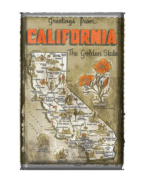 Greetings from California | McGaw Graphics