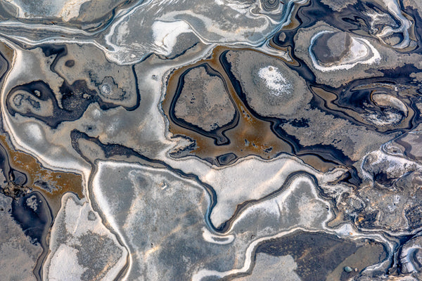 Dead Sea Abstract, Israel II | McGaw Graphics