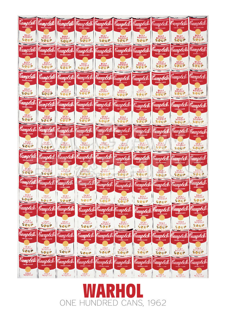 One Hundred Cans, 1962 | McGaw Graphics